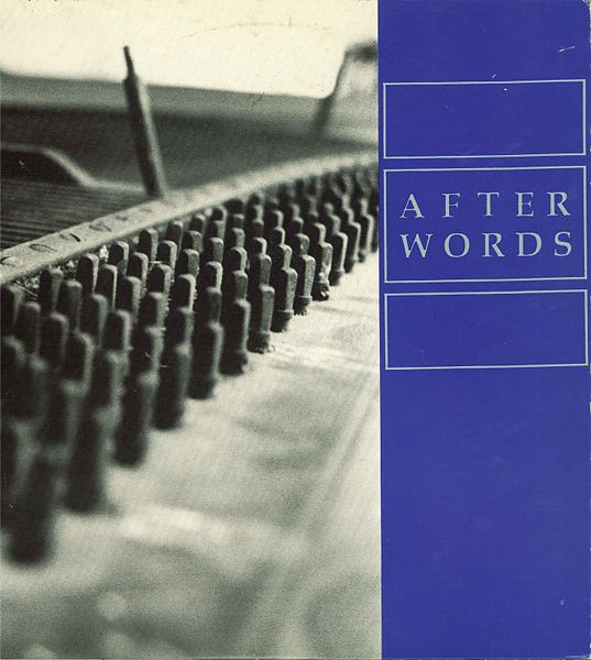 After Words | After Words (US 1989 1st Press OG Inserts) - Big Love Vinyl