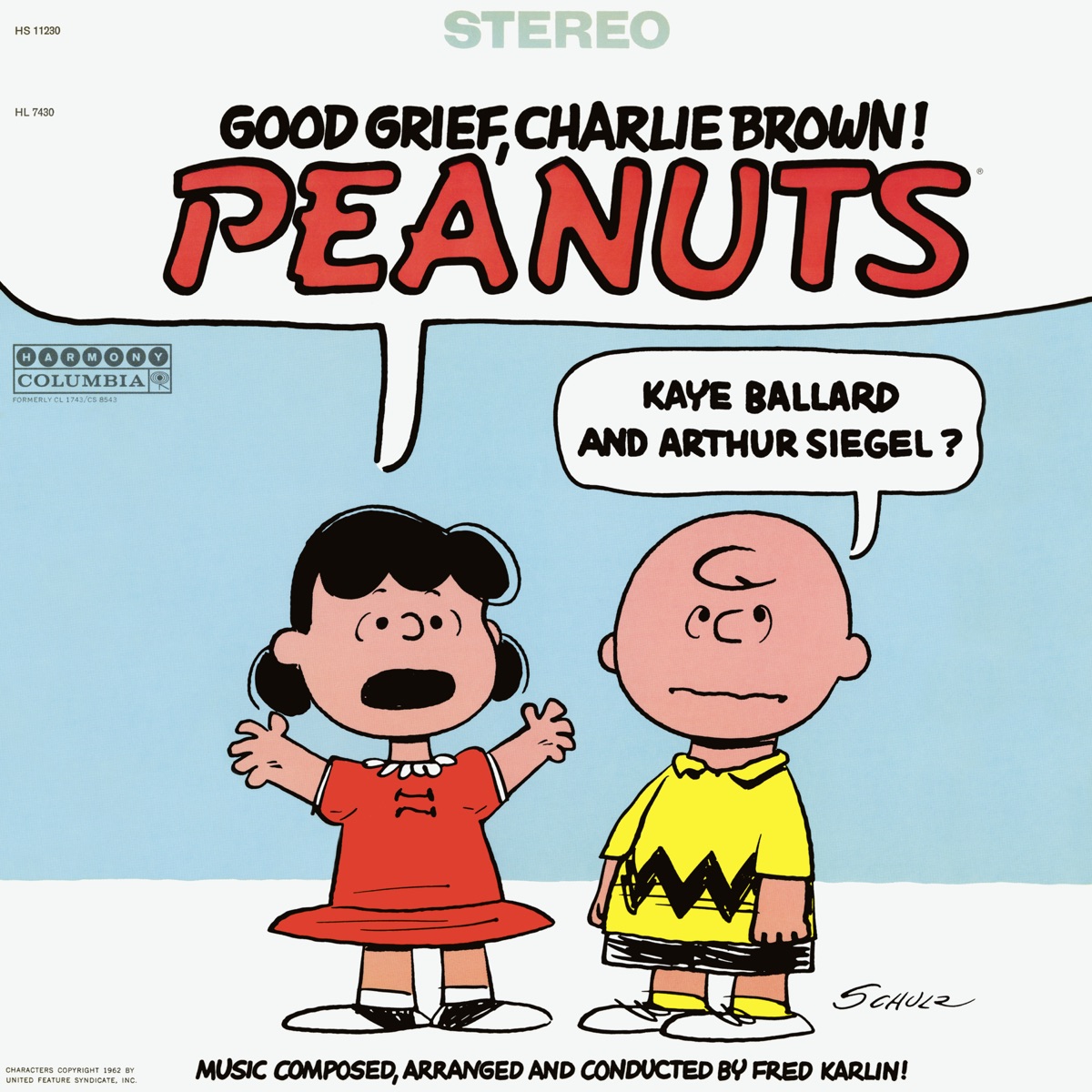 Good Grief, Charlie Brown | Peanuts (Kaye Ballard and Arthur Siegel ...